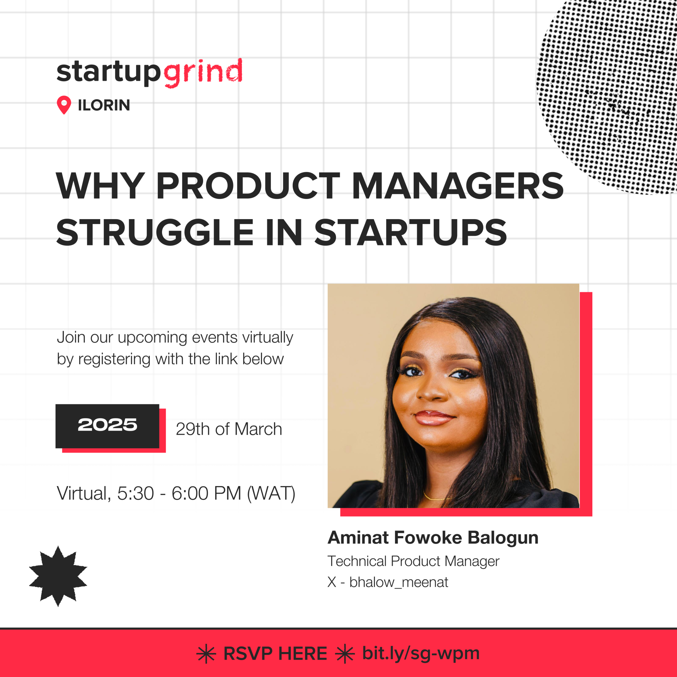 See Why Product Managers Struggle in Startups at Startup Grind Ilorin